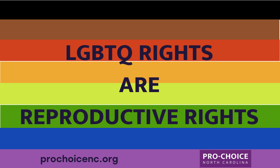 Anti-abortion and anti-LGBTQ+ laws are based on the same ideologies.
